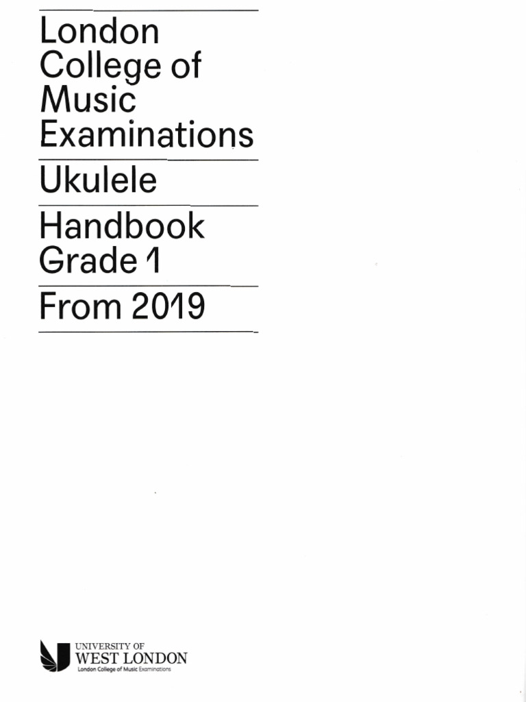 LCM Ukulele Grade 1 | PDF