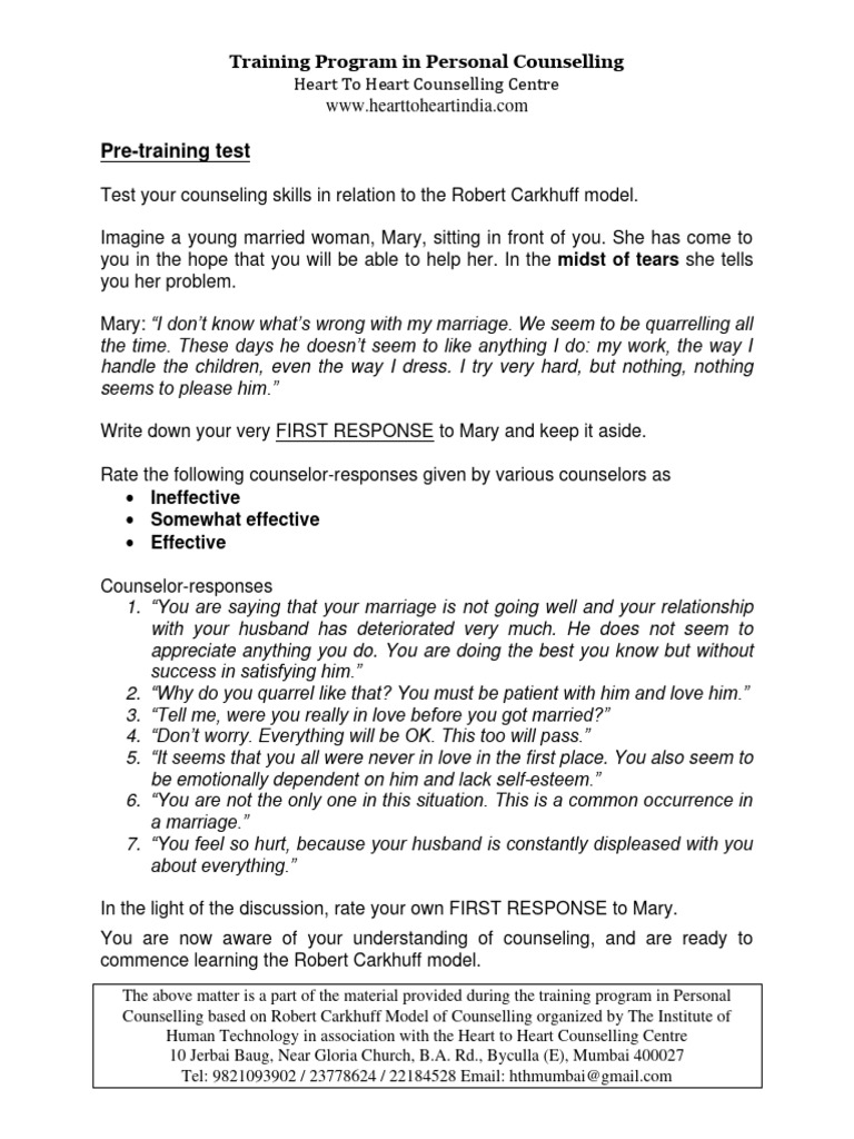 Pre-Training Test | PDF