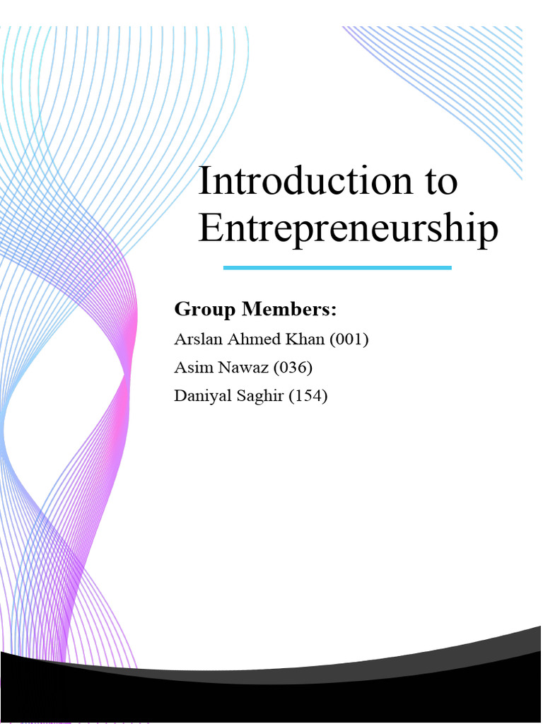 Entrepreneurship Assignment 02, BCS 2A | PDF