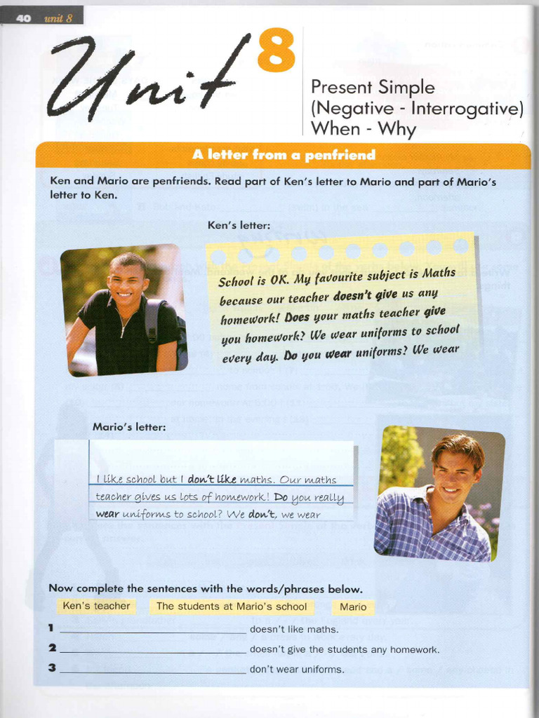 GRAMMAR 3RO - W3 y 4 | PDF