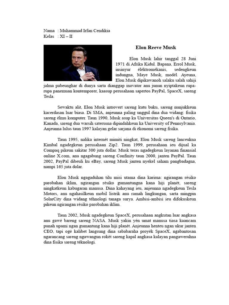 Biografi B Sunda | PDF