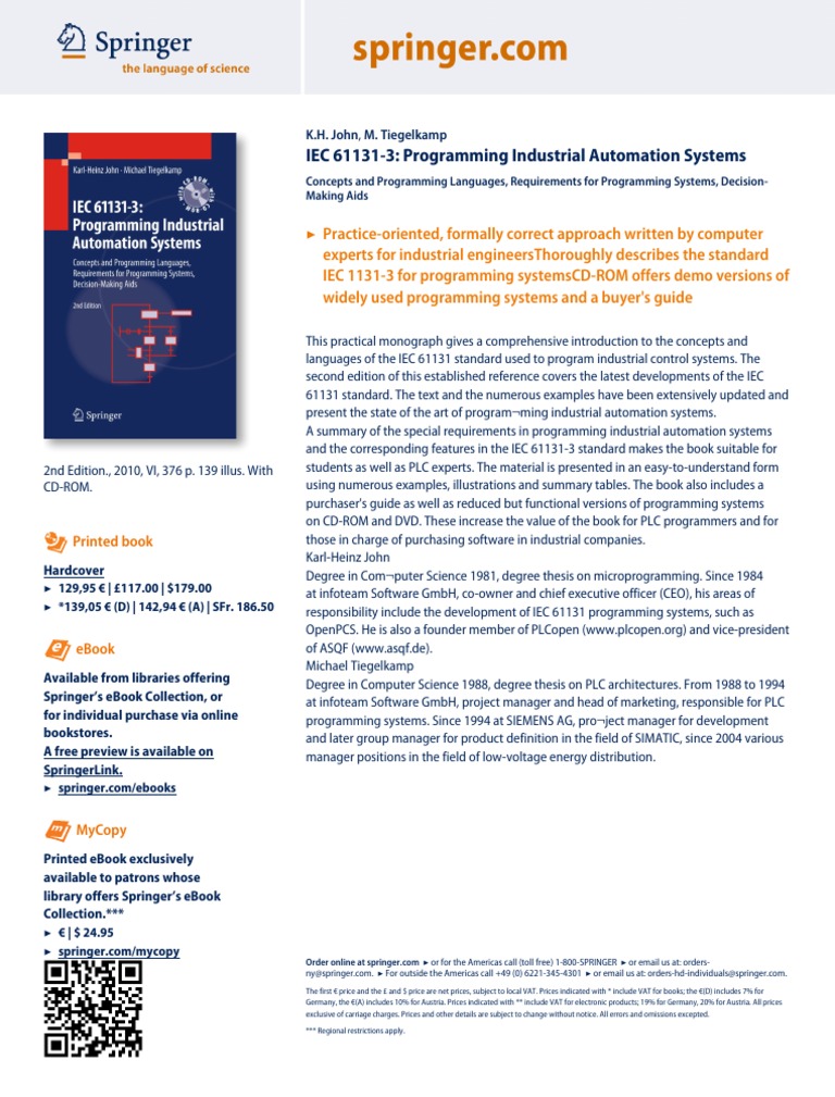 Productflyer - 978 3 642 12014 5 | PDF | E Books | Computer Programming