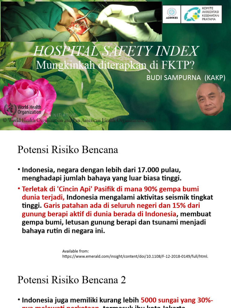 BS Hospital Safety Index 2023 | PDF | Emergency Management | Social Programs