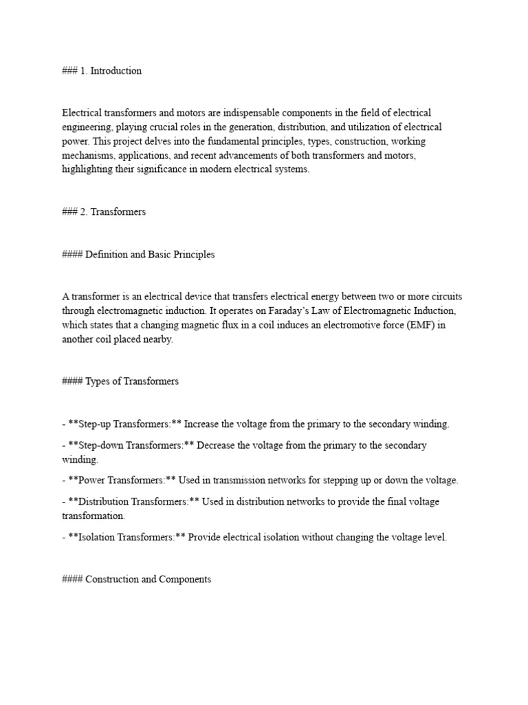 Wa0006. | Download Free PDF | Electric Motor | Transformer