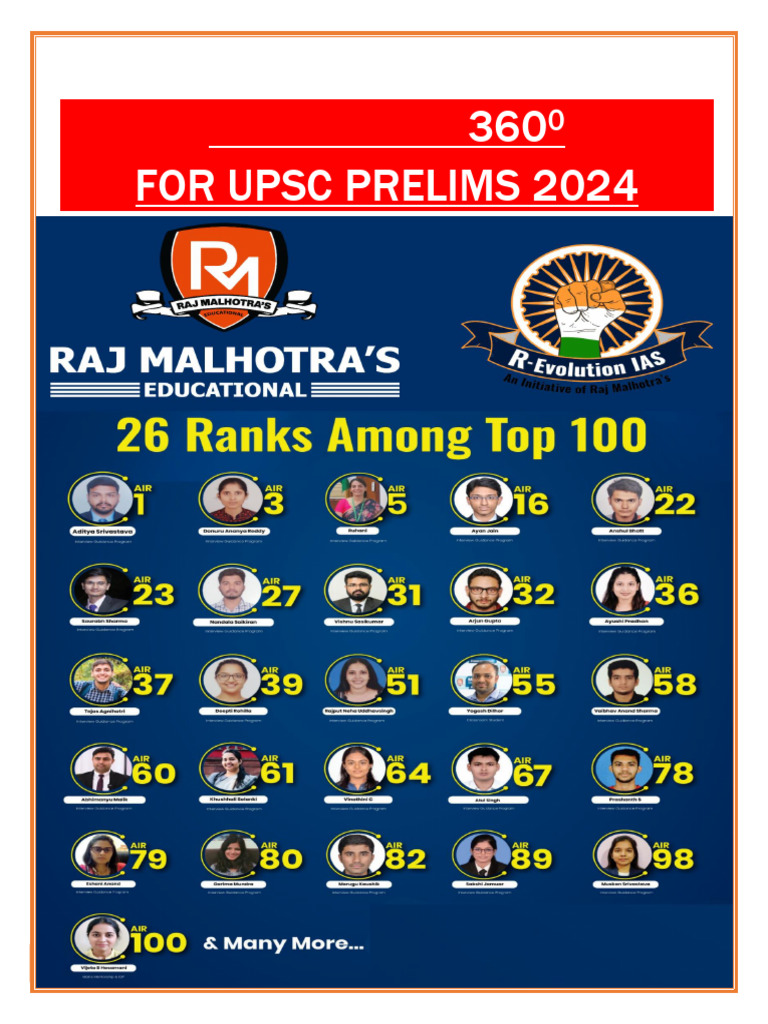 Geography Prelims 2023 - 24 Yearly Compilation | PDF | Tropical Cyclones | Monsoon