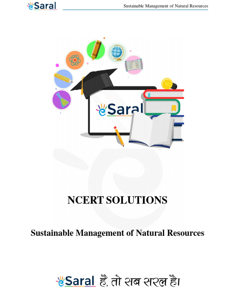 CLASS10 NCERT Sustainable Management of Natural ResourcesHW INDEX V2.2 ...