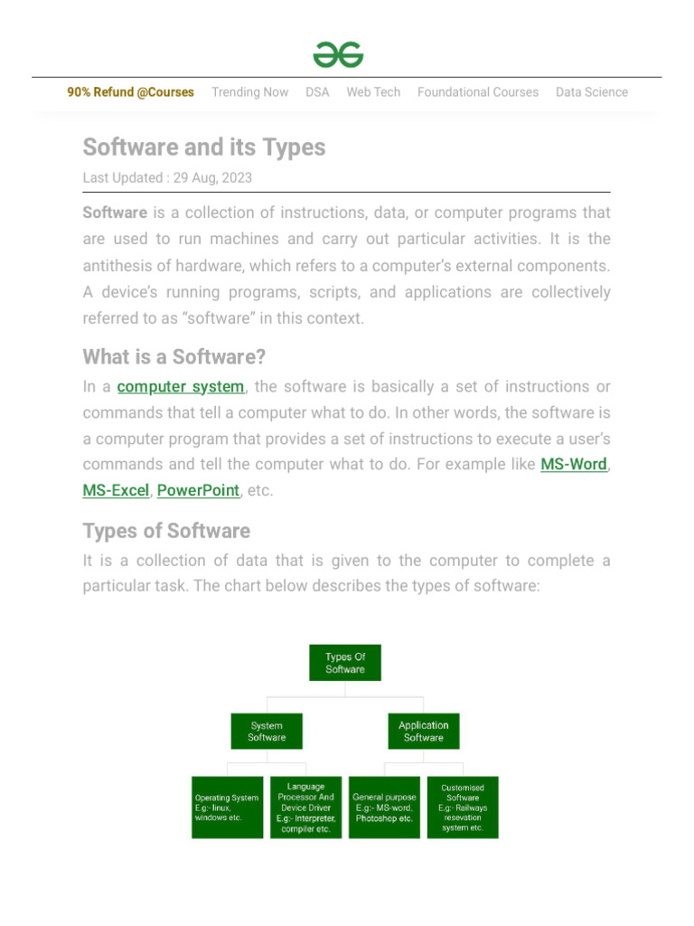 What is Software_ Definition, Types, Examples, and More | Download Free PDF | Software | Programming
