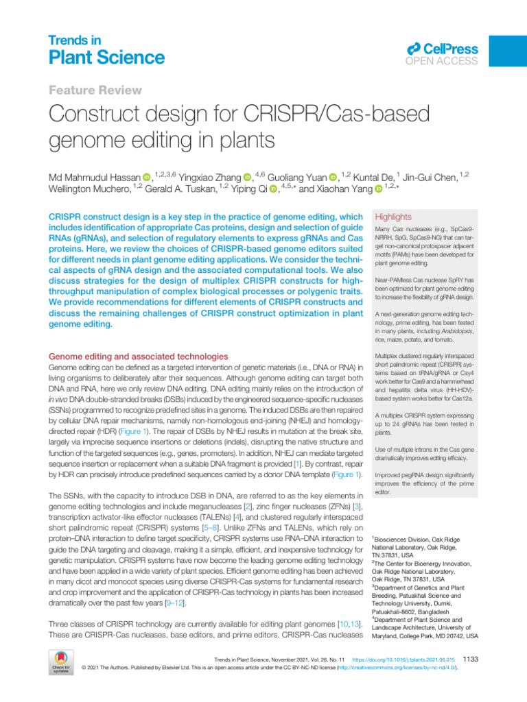 CONSTRUCT | Download Free PDF | Crispr | Dna