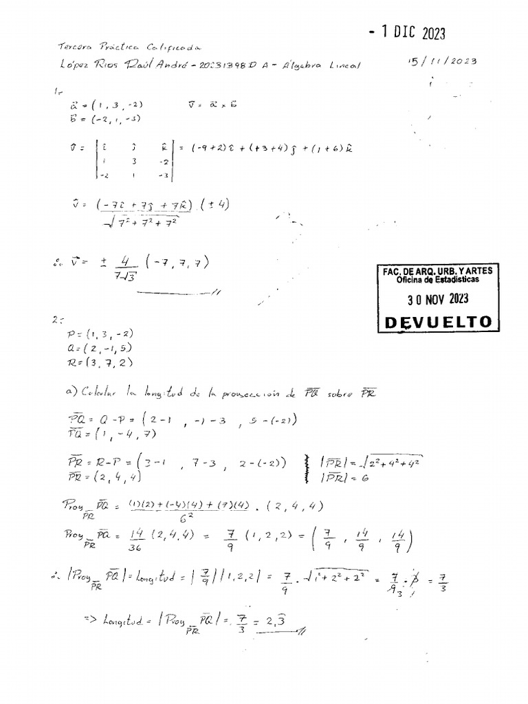 Solución PC3 14 | PDF