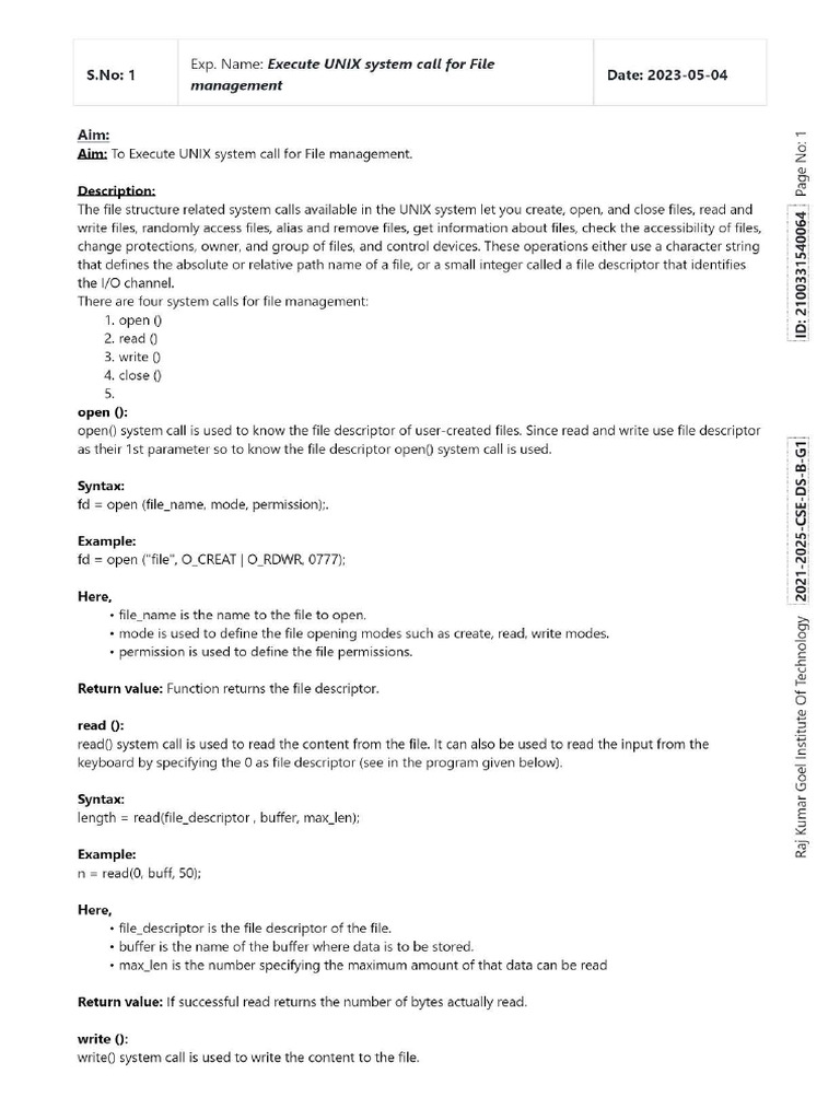 Os Lab File Code Tantra Ryuihv VG | PDF