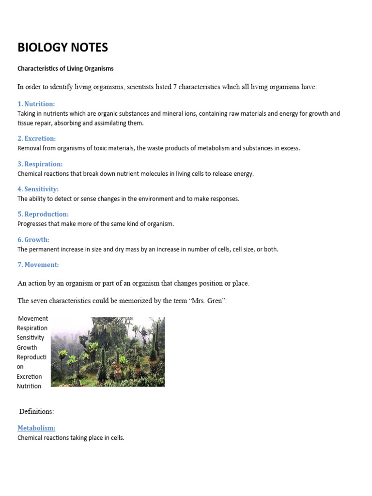 Form 3 - 4 Zimsec Biology Notes | PDF | Carbohydrates | Starvation