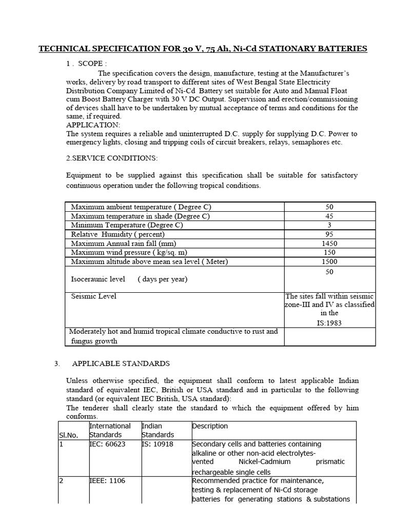 Ni-Cd Battery - 31.08.19 | PDF | Rechargeable Battery | Electrical ...
