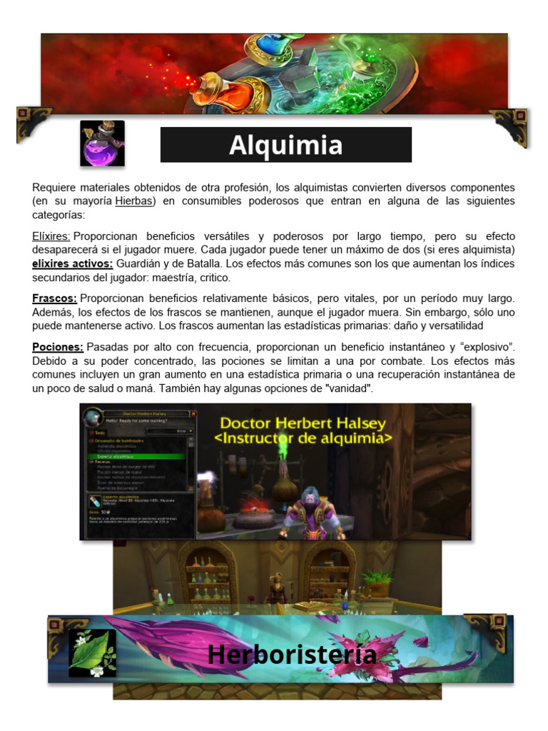 Guía Completa de Alquimia y Herboristería | PDF | Alquimia | Botánica