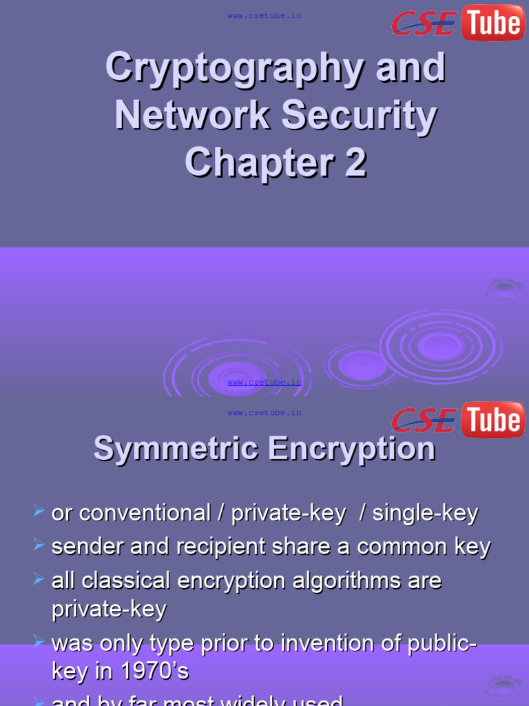 CH 02 | PDF | Cryptography | Cryptanalysis