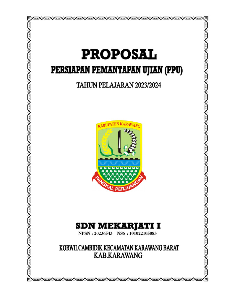 Proposal Ppu 2023-2024.. | PDF