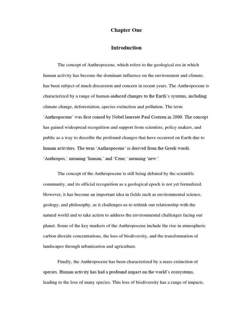 Tracing Anthropocene in Movies | PDF | Anthropocene | Human Impact On ...