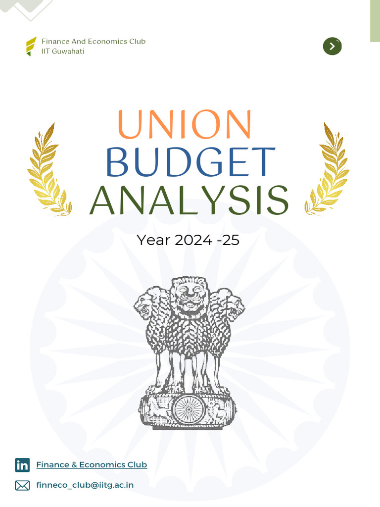 Union Budget 2024-25 Analysis Overview | PDF | Government Budget ...