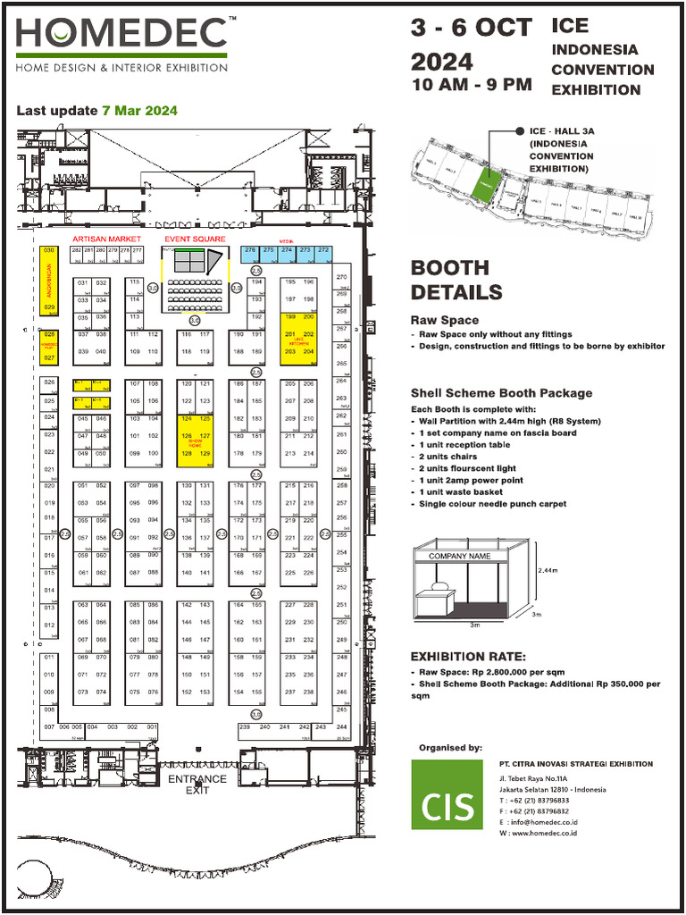 Floorplan Homedec 2024 as Per 7mar | PDF