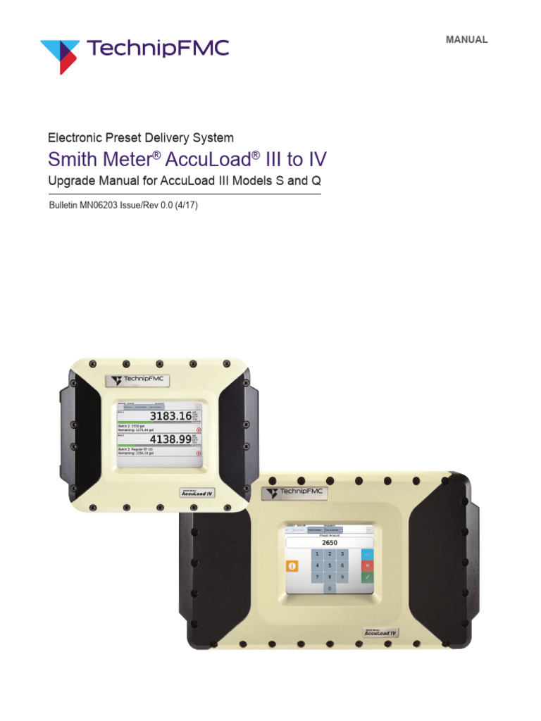 Accuload III Upgrade Manual | PDF | Electrical Connector | Electrical ...