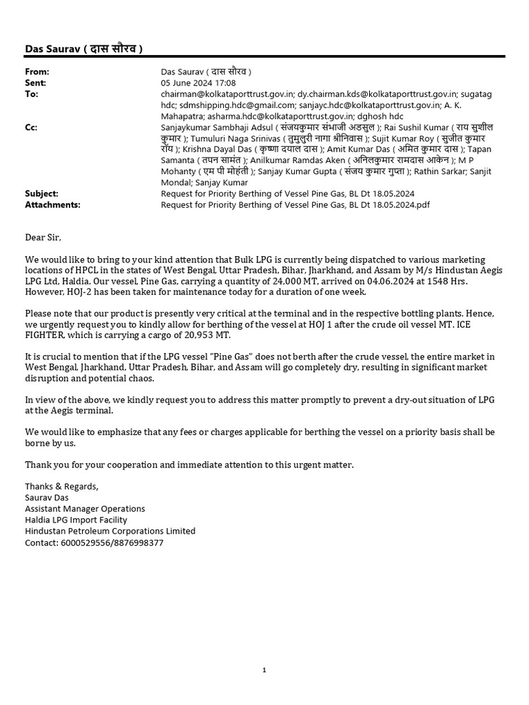 Request Letter | Download Free PDF | Chemical Process Engineering | Fuels