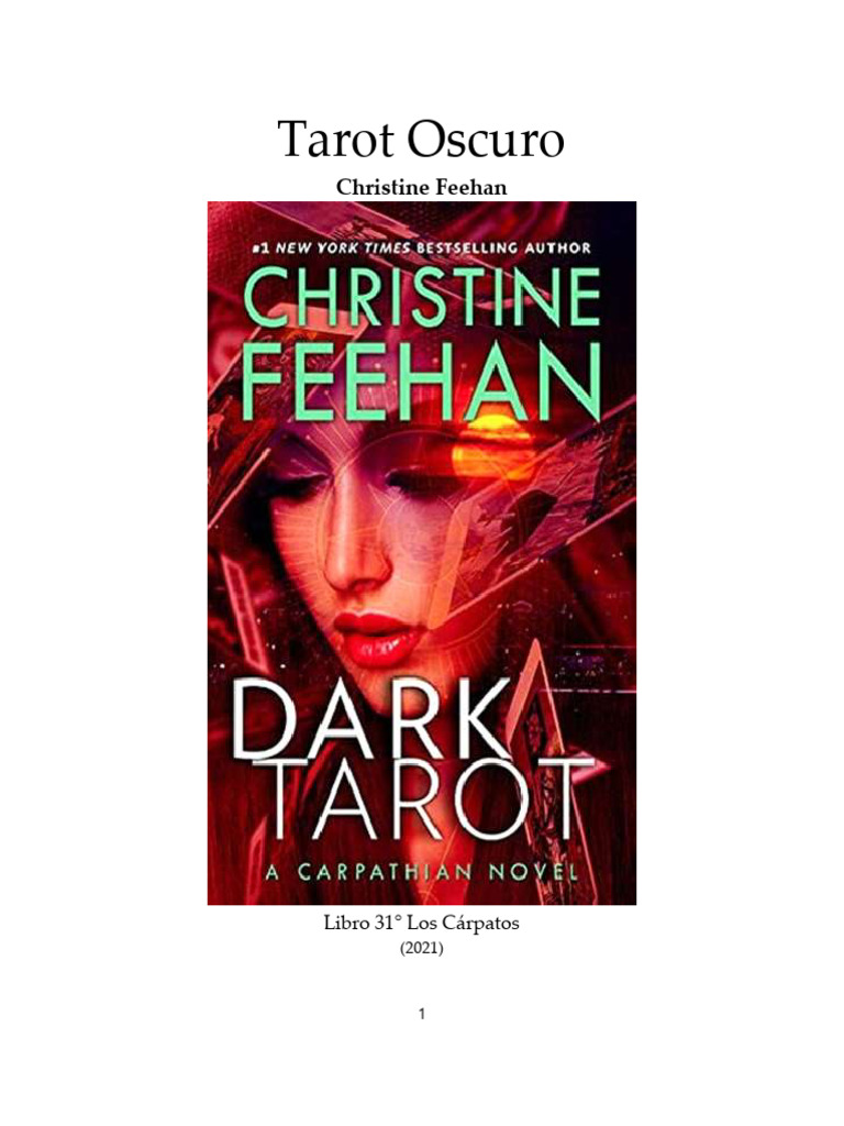 Christine Feehan - Serie Oscura 35 - Tarot Oscuro | PDF | Humano | Vampiros