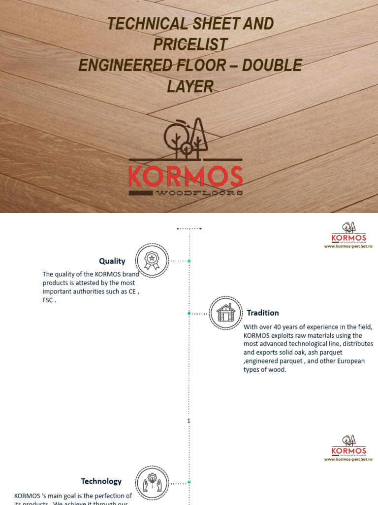 KORMOS-PRESENTATION-2020 | PDF | Wood | Plywood