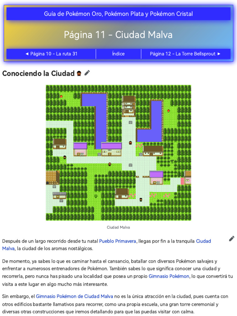 Guía de Pokémon Oro, Pokémon Plata y Pokémon Cristal_Página 11 ...