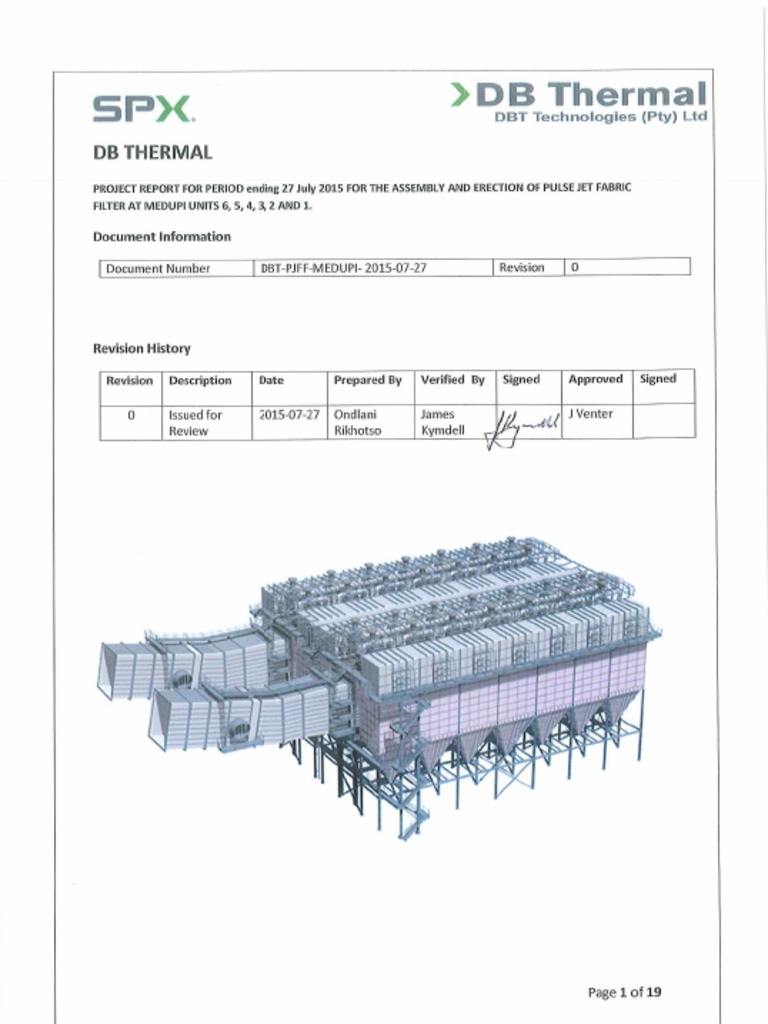 2015-07-27 Medupi - PJFF - Weekly Report Signed | PDF