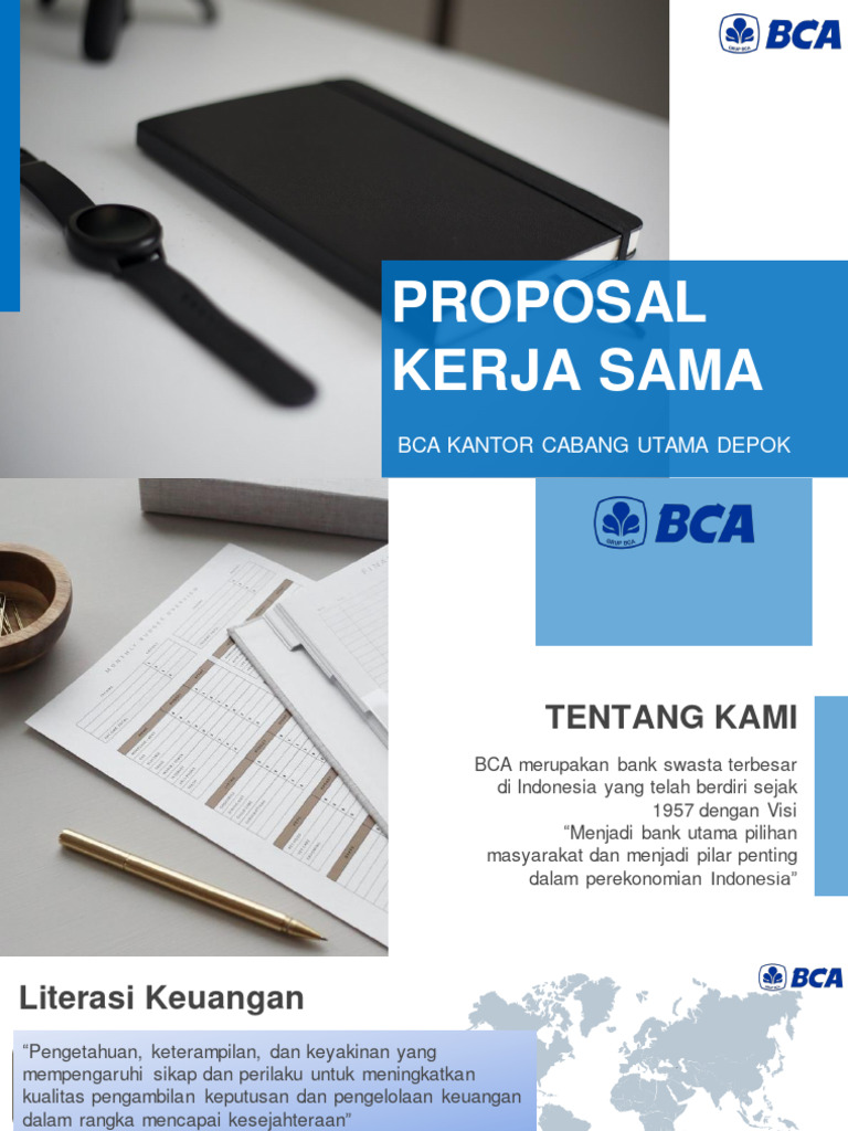 Proposal - Sekolah BCA 2024 | PDF | Pengelolaan Keuangan & Uang