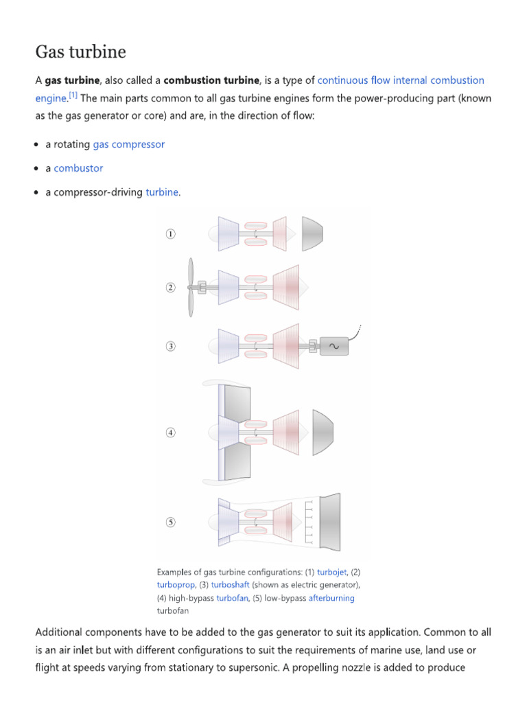 Gas Turbine | PDF