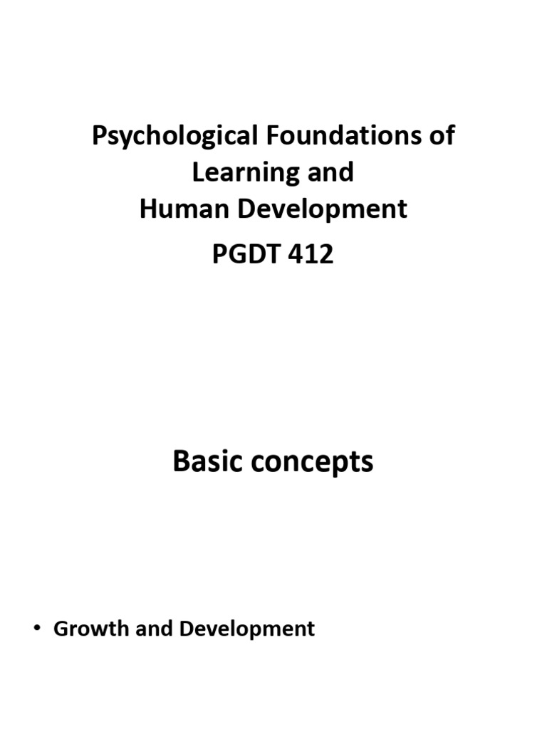 Foundations - Chapter 1 - Psychology PPT 2022 | PDF | Adolescence ...