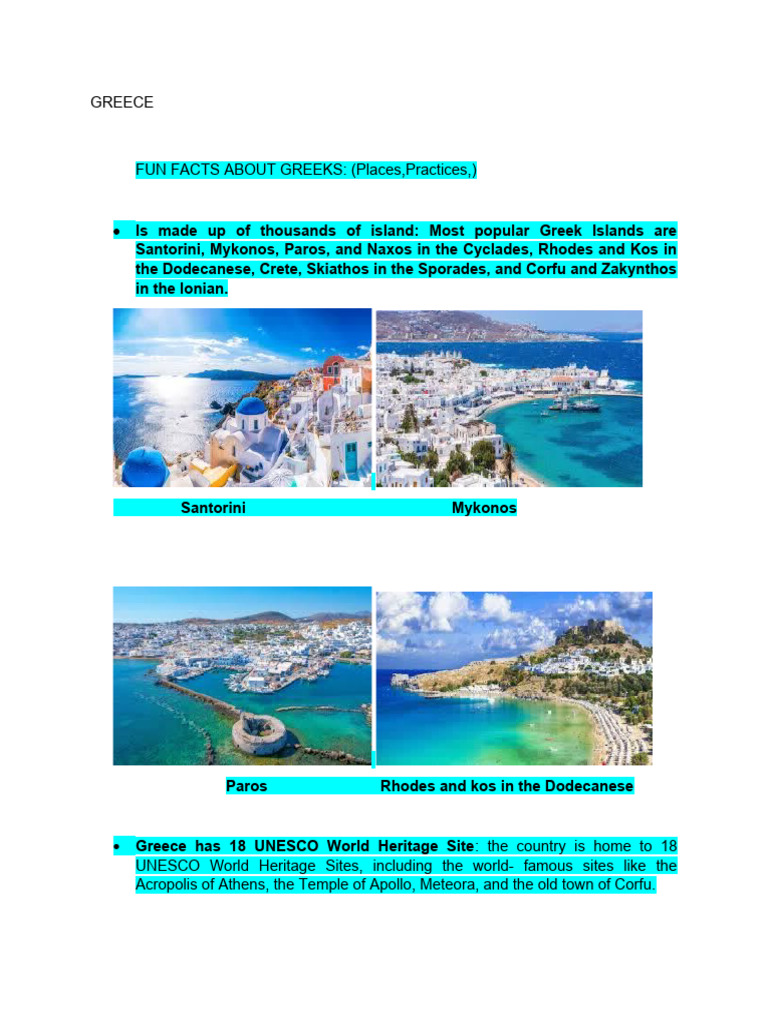 GREECE | PDF | Body Language | Nonverbal Communication