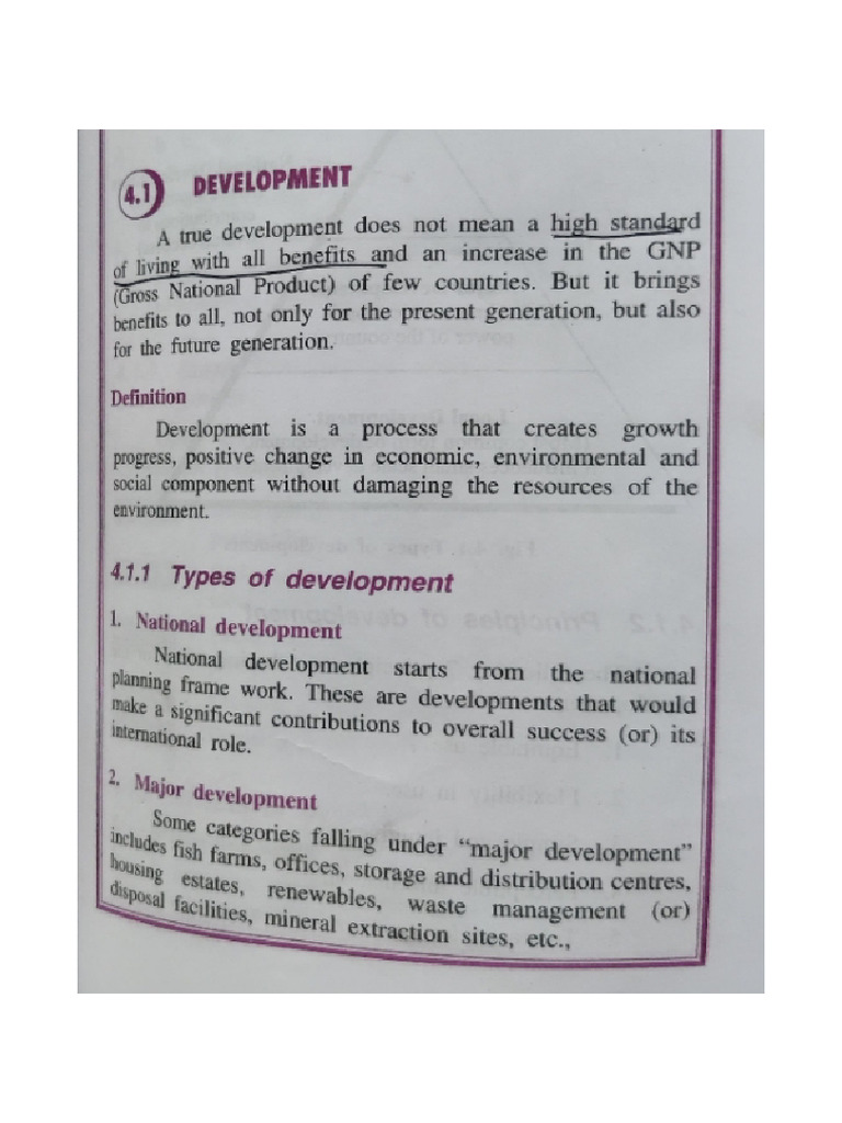 development and characteristics of development | PDF