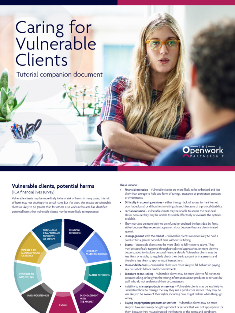 Vulerable Customers Companion Document | PDF | Grief | Psychological ...