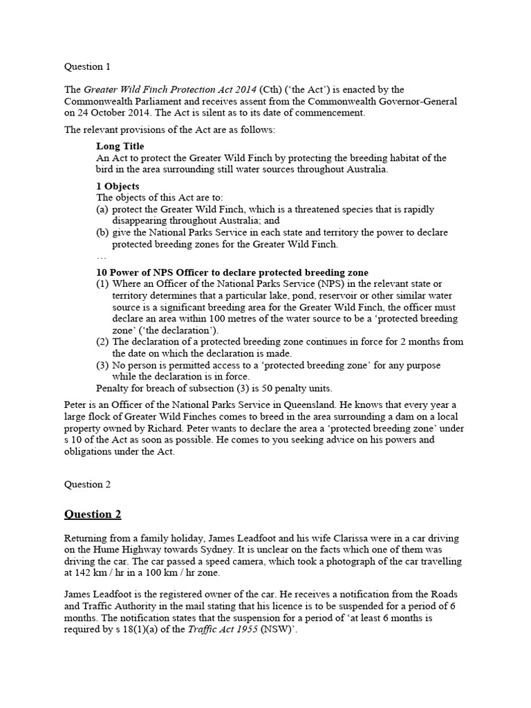 Week 6 Trial Ex Qns | PDF | Public Law | Common Law