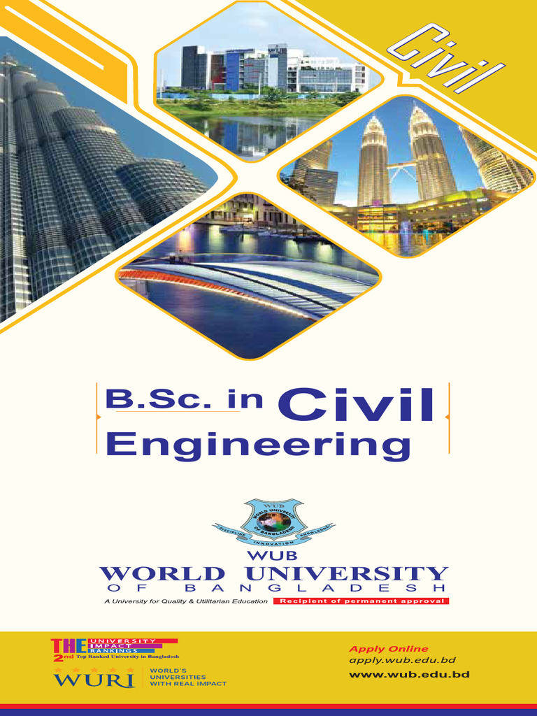 Civil Prospectus | PDF | Engineering | Civil Engineering