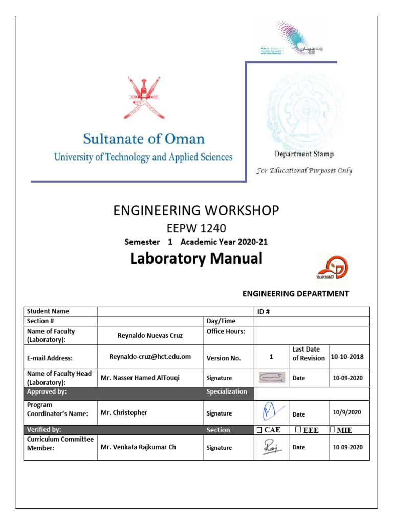 Workshop Exp | PDF | Electrical Wiring | Switch