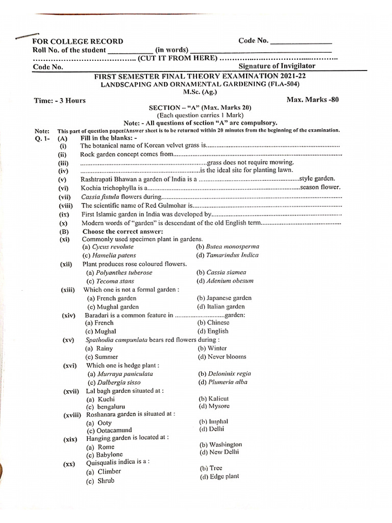 Floriculture and Landscape | PDF