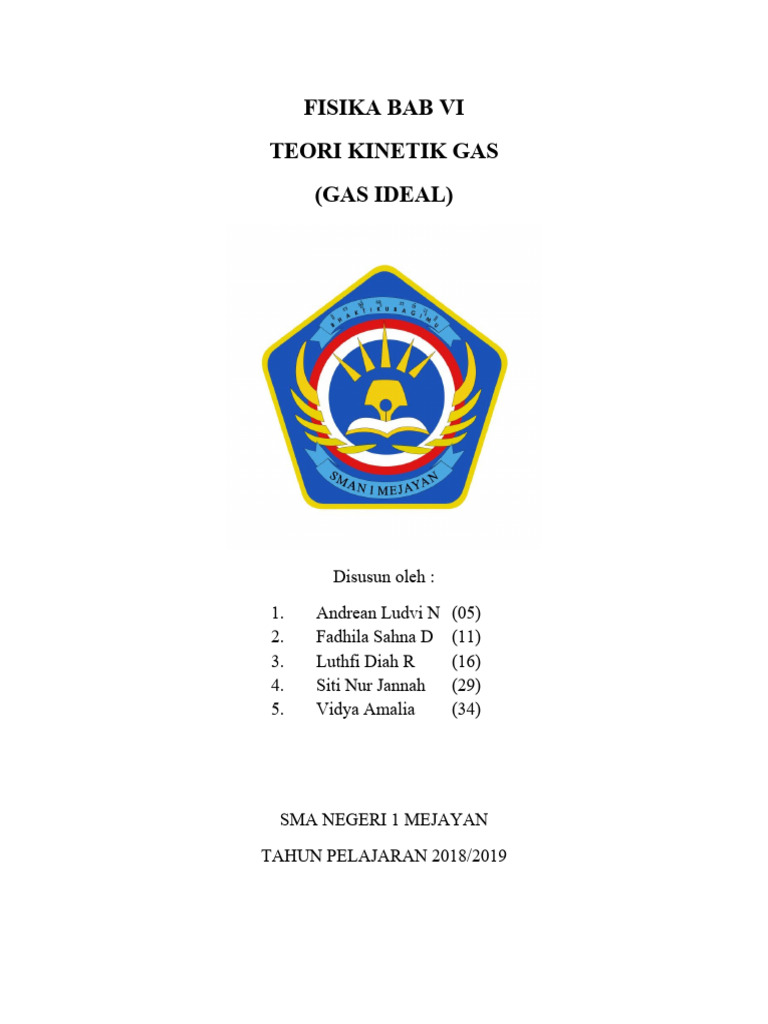Makalah Fisika-Gas Ideal | PDF