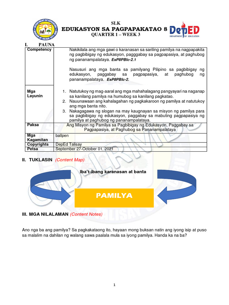 Esp-8 q1 w3 Joannamichellegacutan3 | PDF