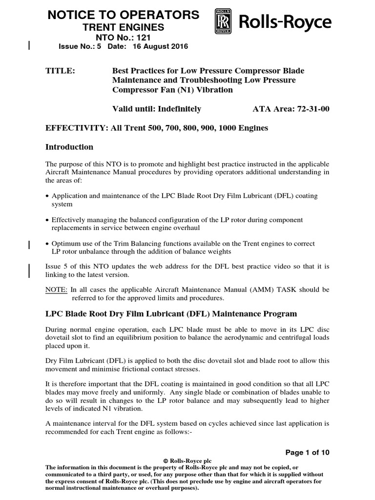 NTO 121 - 5 Best Pratices For LPC Vibration and Best Practices For Trim ...