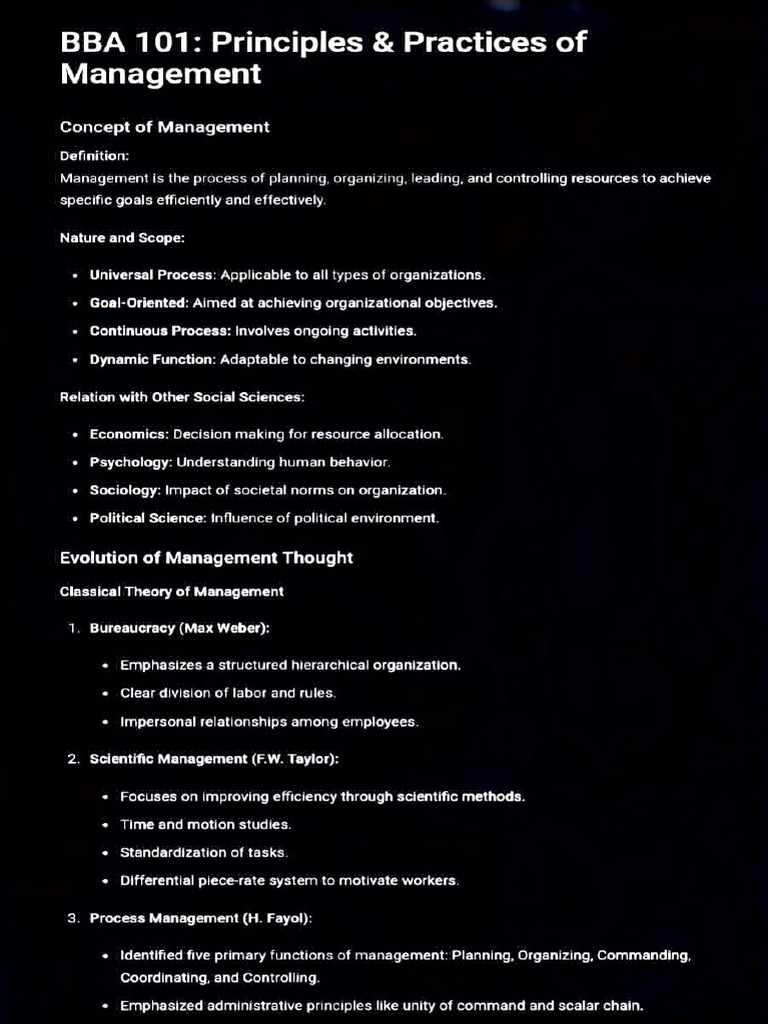 PPM NOTES (Vivek Chauhan) | PDF | Decision Making | Goal