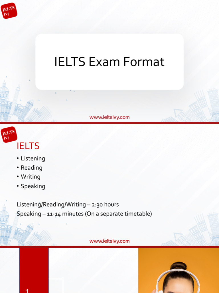 IELTS 4 Skills Format | Download Free PDF | International English ...