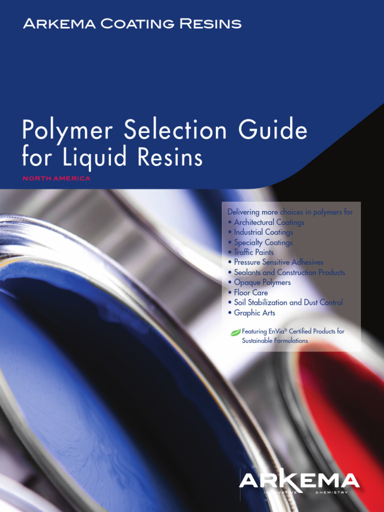 polymer-selection-guide | PDF | Paint | Secondary Sector Of The Economy