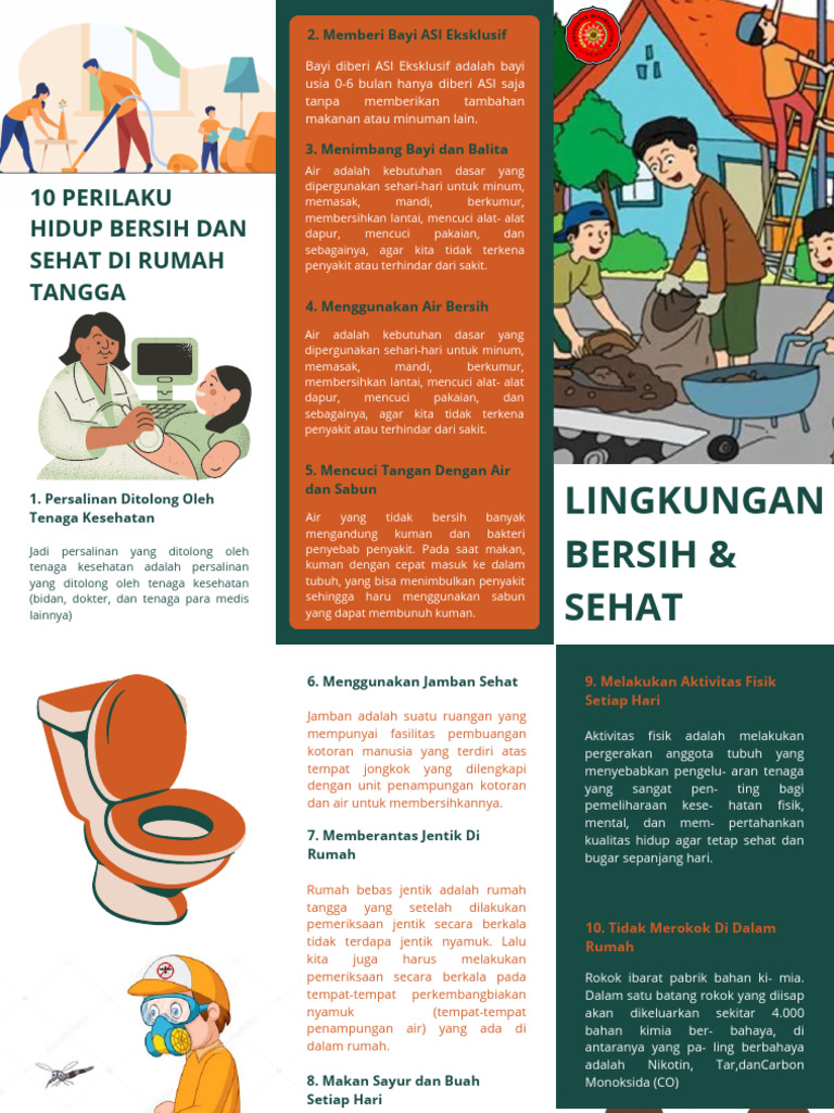 Leaflet PHBS | PDF