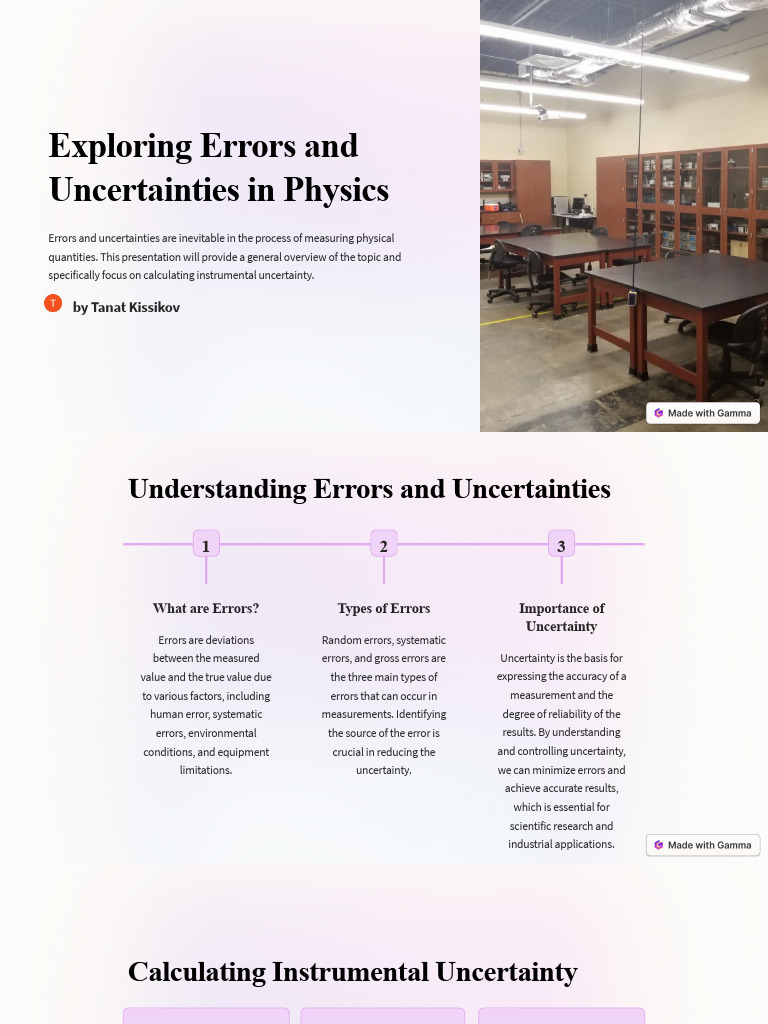 7th Grade Lesson 11 Exploring-Errors-and-Uncertainties-in-Physics | PDF | Observational Error ...