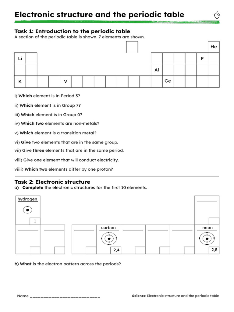 chemistry-key-stage-4-lesson- | PDF | Chemical Elements | Periodic Table
