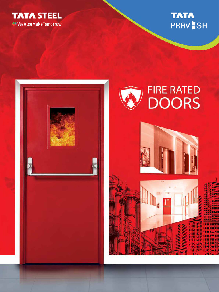 Fire Rated Door Brochure New | Download Free PDF | Door | Fires