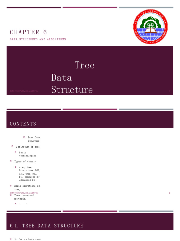 DSA Chapter 6 - Tree | PDF | Algorithms And Data Structures DSA Chapter 6 - Tree | PDF | Algorithms And Data Structures
