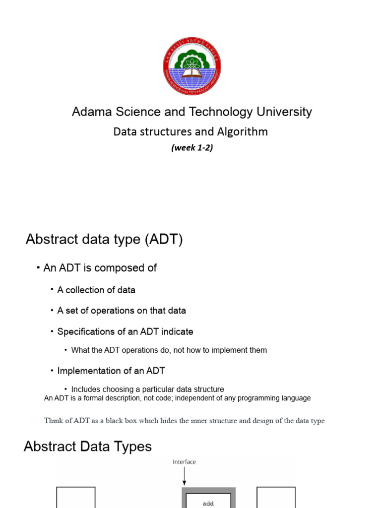 DSA Chapter 1 - Intro w12 | PDF | Algorithms | Logarithm